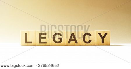 Word Legacy Made Wood Image & Photo (Free Trial) | Bigstock
