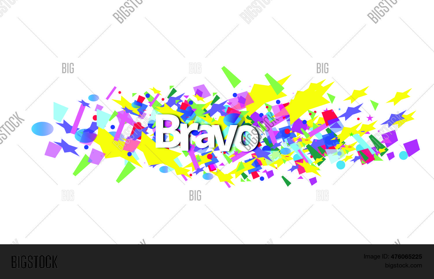 Bravo Greeting Card Vector & Photo (Free Trial) | Bigstock