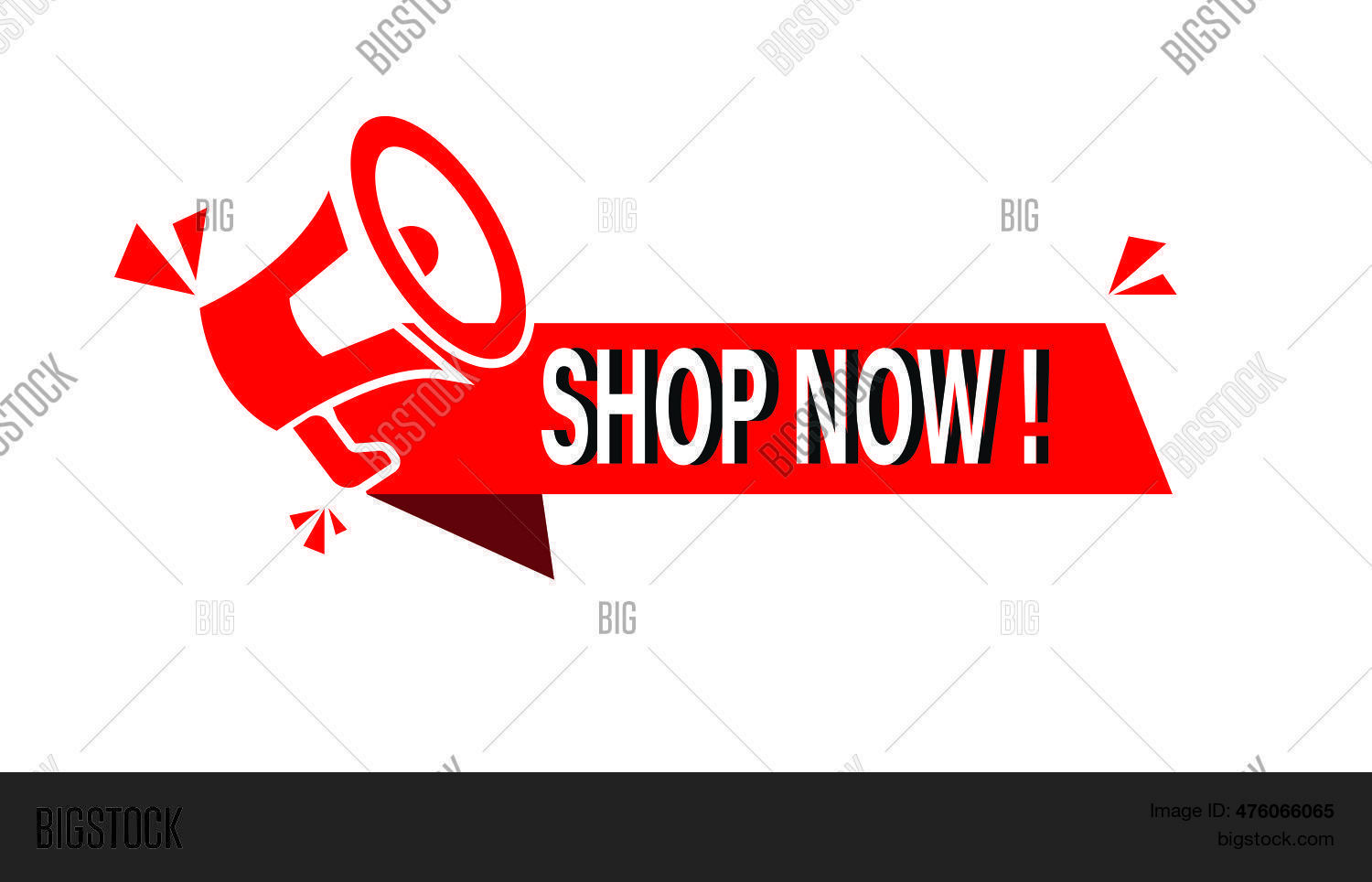 Shop Now Banner Vector & Photo (Free Trial) | Bigstock