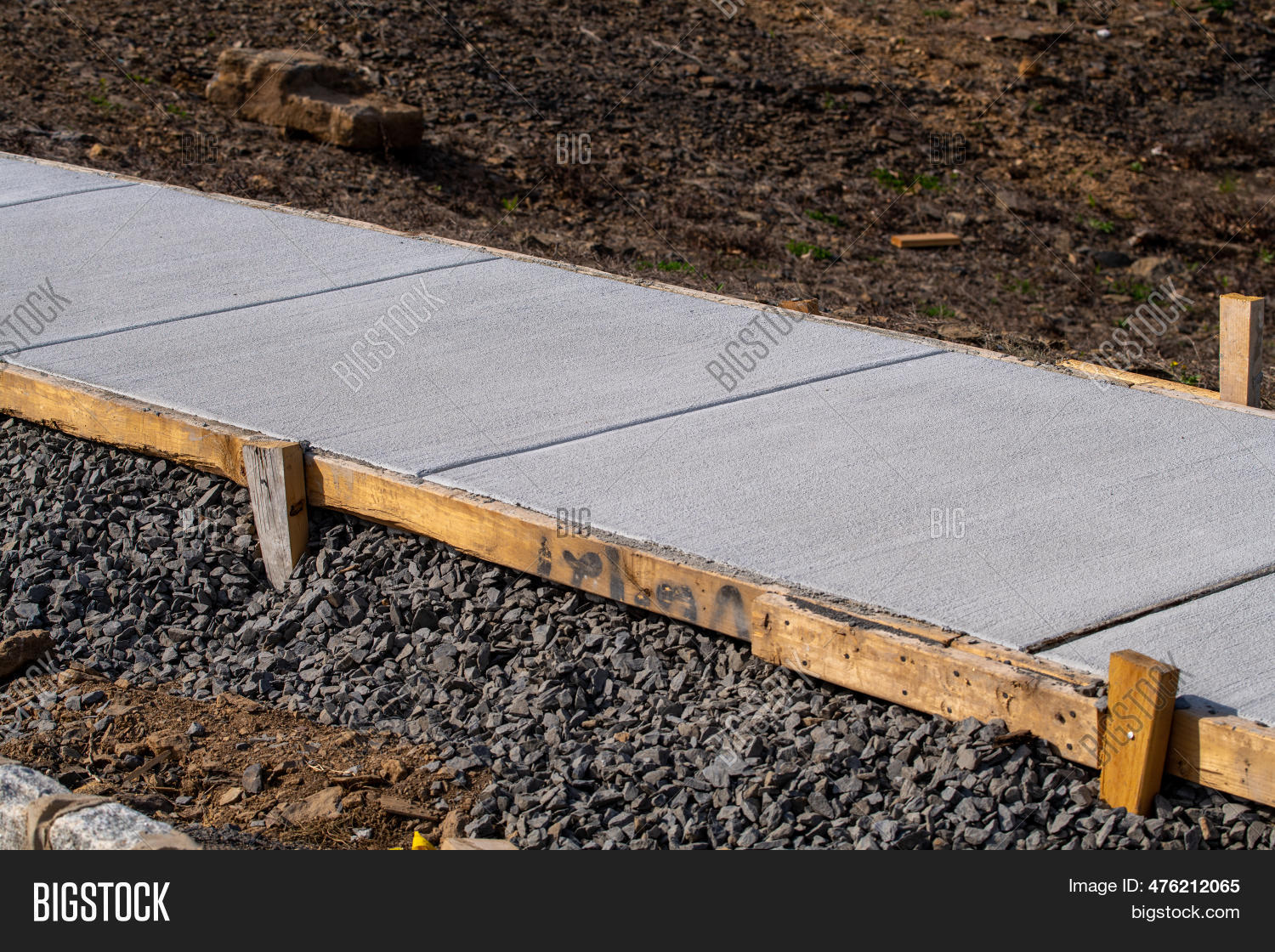New Concrete Footpath Image & Photo (Free Trial) | Bigstock