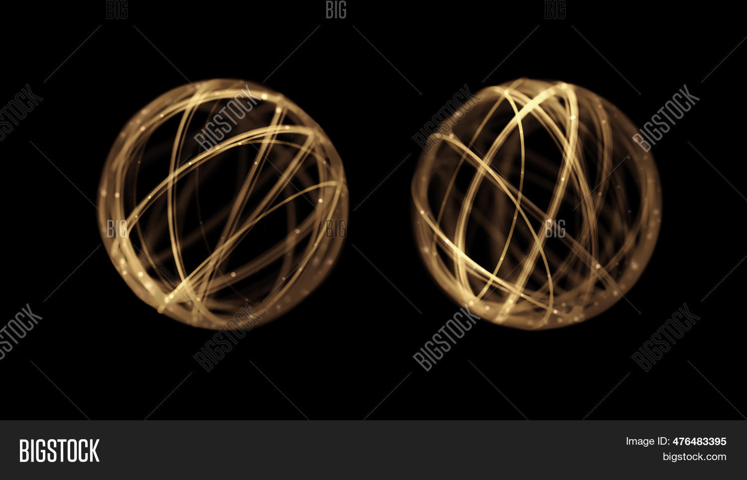 3d Render Golden Lines Image & Photo (Free Trial) | Bigstock