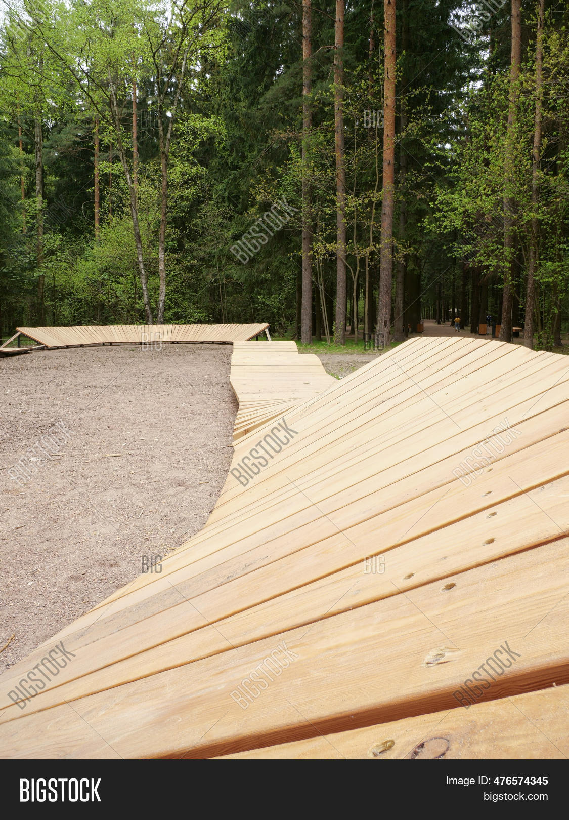 Wooden Ramp Curves Arc Image & Photo (Free Trial) | Bigstock