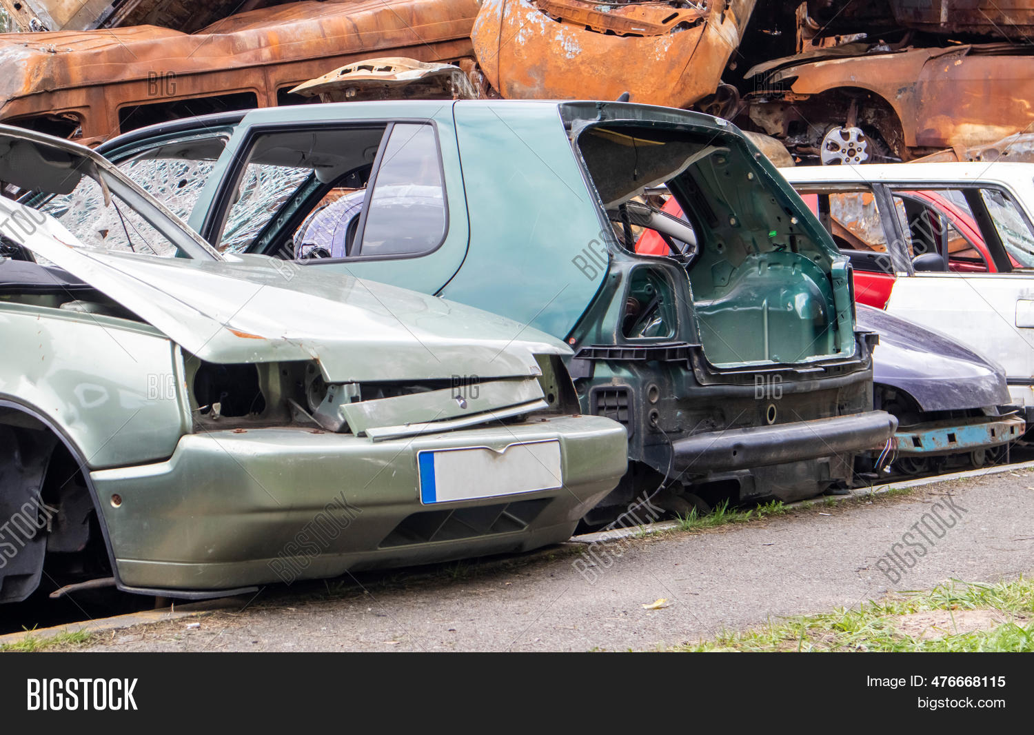 Broken Cars After Image & Photo (Free Trial) | Bigstock