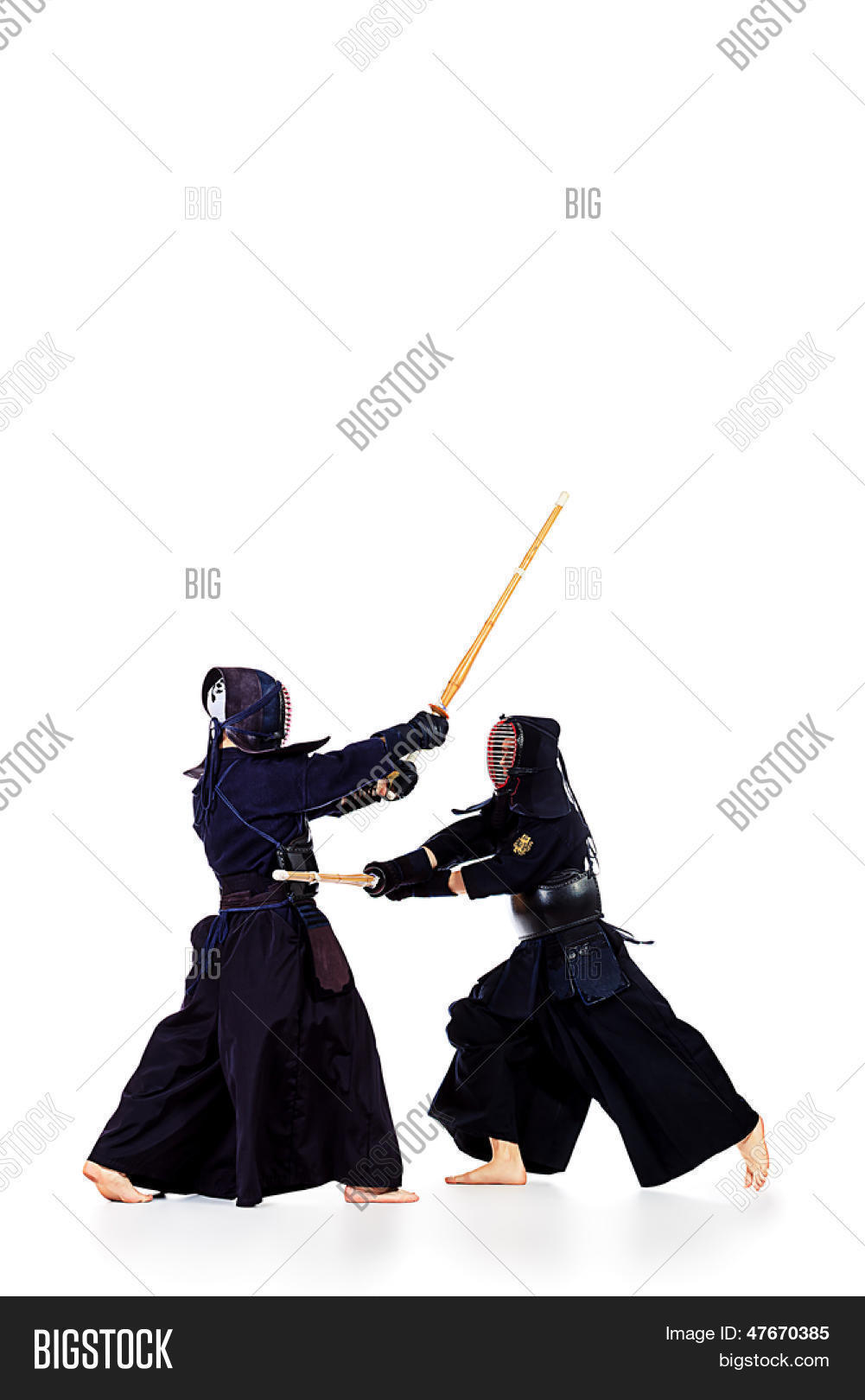Two Kendo Fighters Image & Photo (Free Trial) | Bigstock