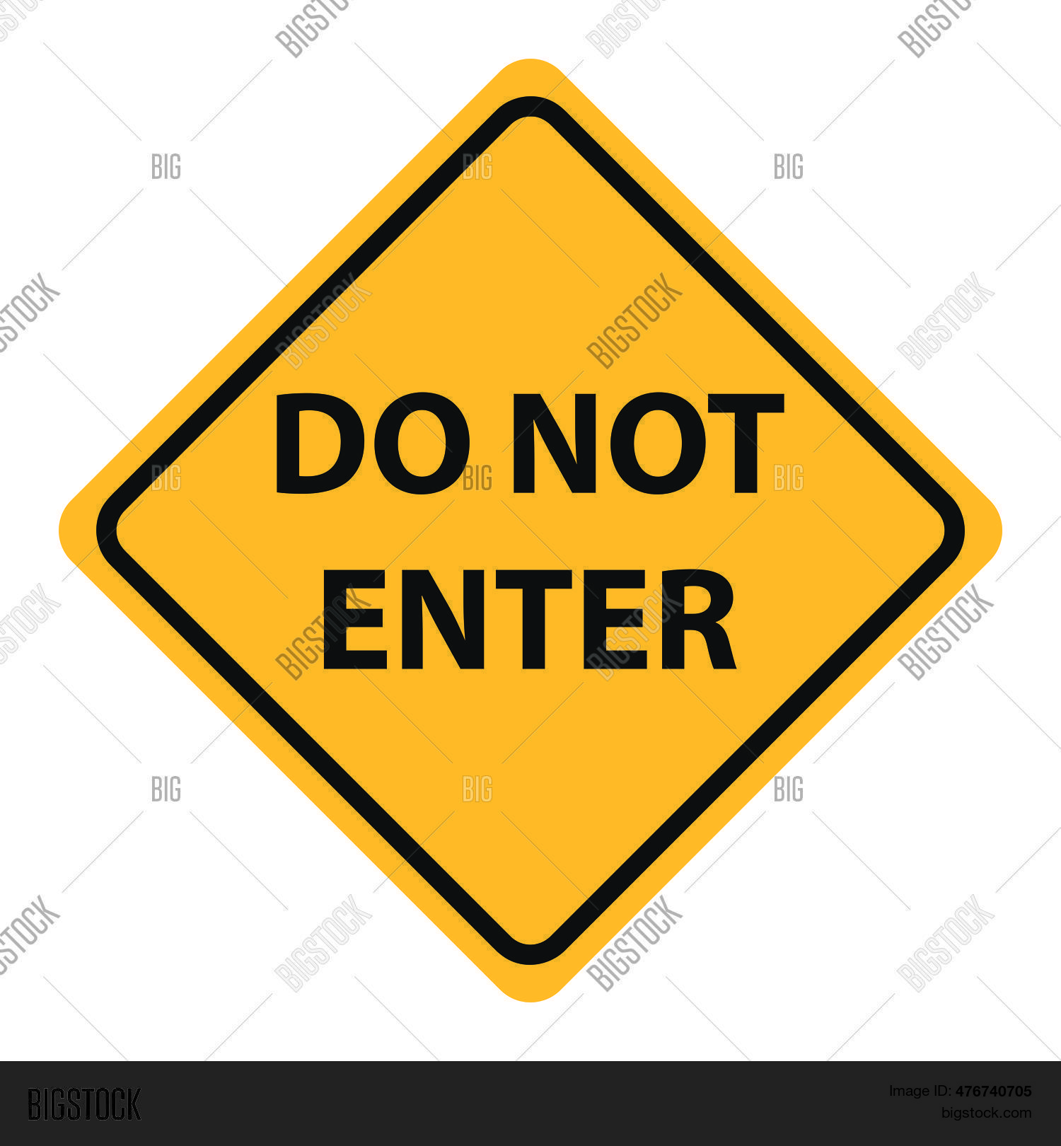 Do Not Enter Sign Vector & Photo (Free Trial) | Bigstock
