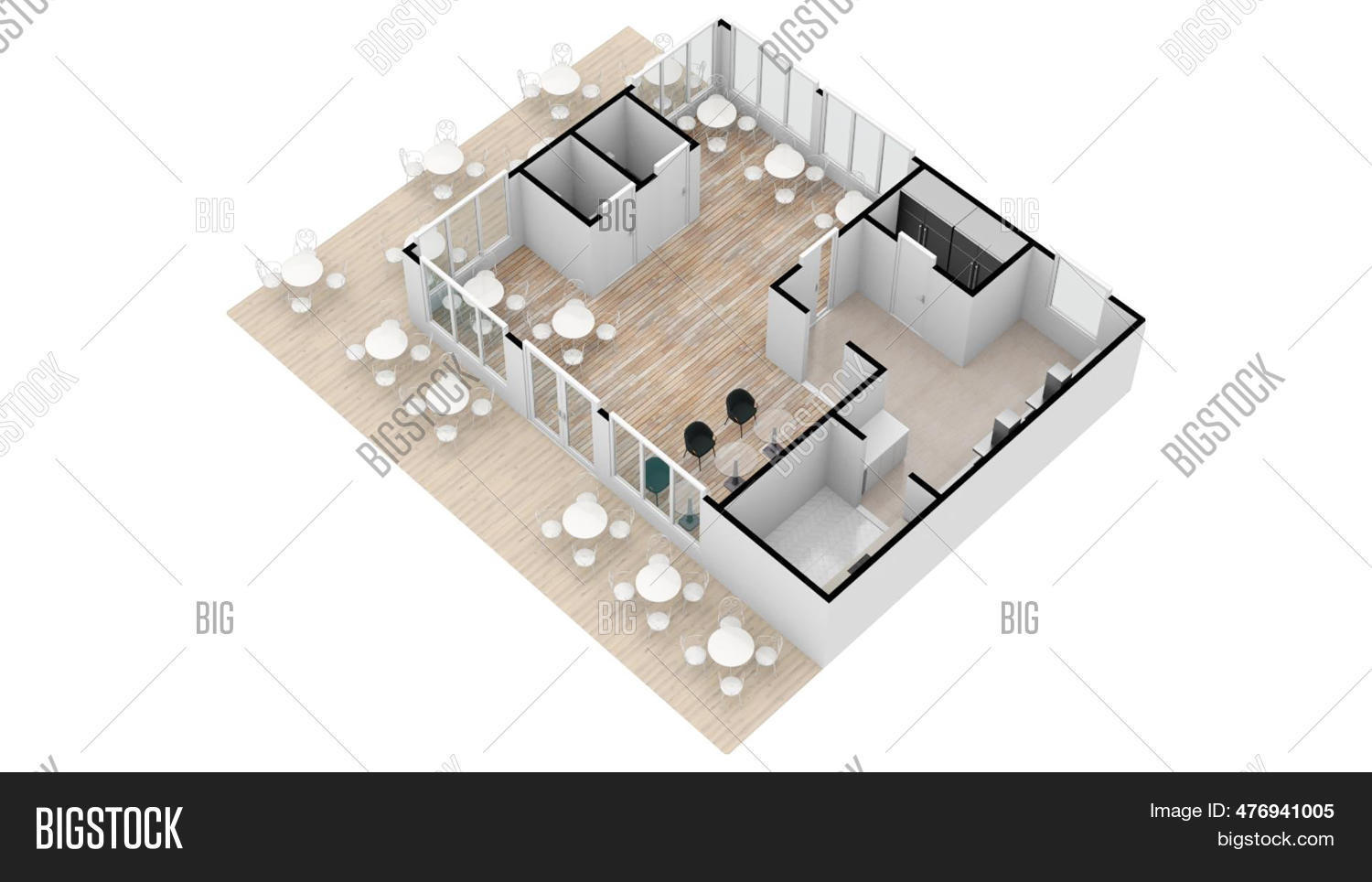 Cafe Top View Plans. Image & Photo (Free Trial) | Bigstock