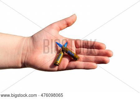 Two Yellow-blue Rifle Image & Photo (Free Trial) | Bigstock