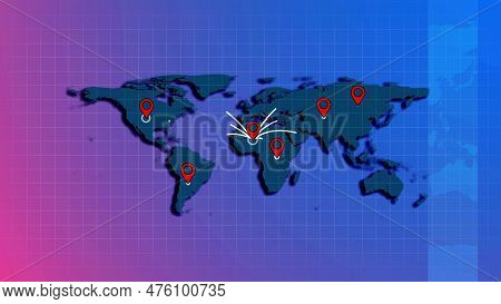 World Map Location Image & Photo (Free Trial) | Bigstock