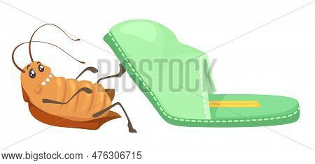 Cute Funny Cockroach Vector & Photo (Free Trial) | Bigstock