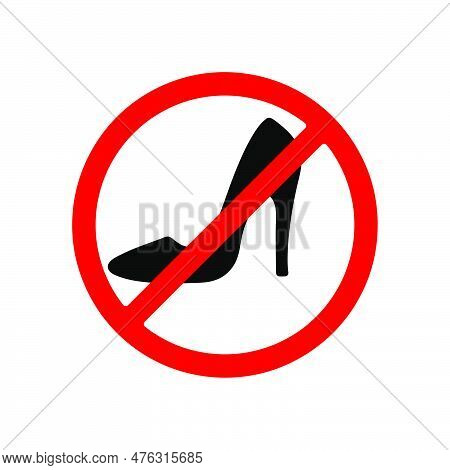 No High Heels Sign, Vector & Photo (Free Trial) | Bigstock