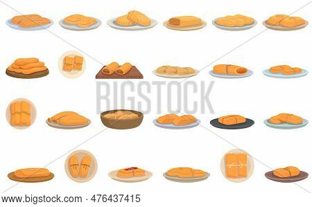 Tamales Icons Set Vector & Photo (Free Trial) | Bigstock