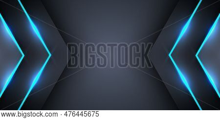 Neon Blue Technology Vector & Photo (Free Trial) | Bigstock