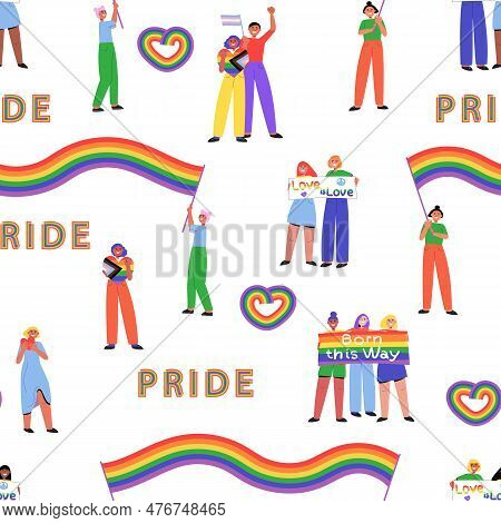 Lgbt Pride Parade Vector & Photo (Free Trial) | Bigstock