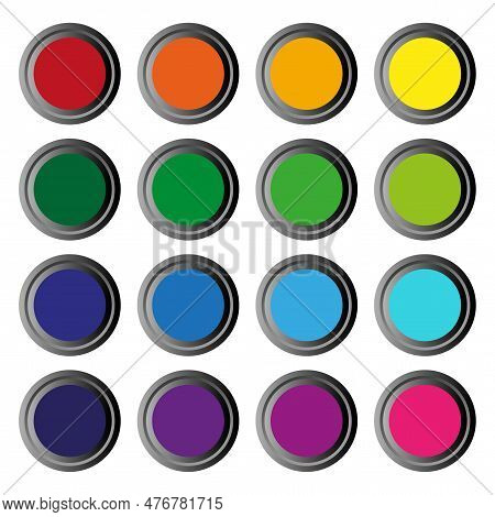 Multi Color 3d Circle Vector & Photo (Free Trial) | Bigstock