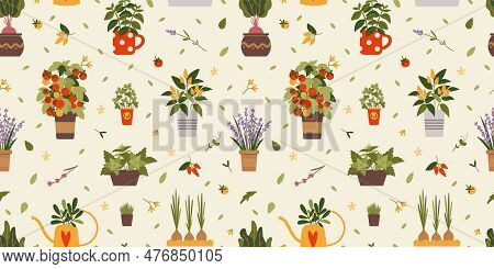 Indoor Kitchen Garden Vector & Photo (Free Trial) | Bigstock