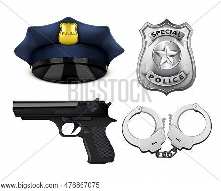 Police Equipment Vector & Photo (Free Trial) | Bigstock