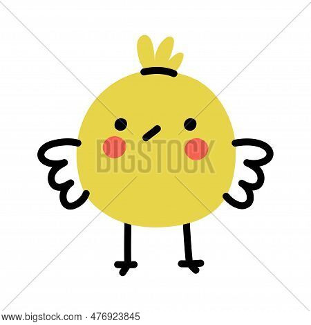 Cute Hand Drawn Chick Vector & Photo (Free Trial) | Bigstock