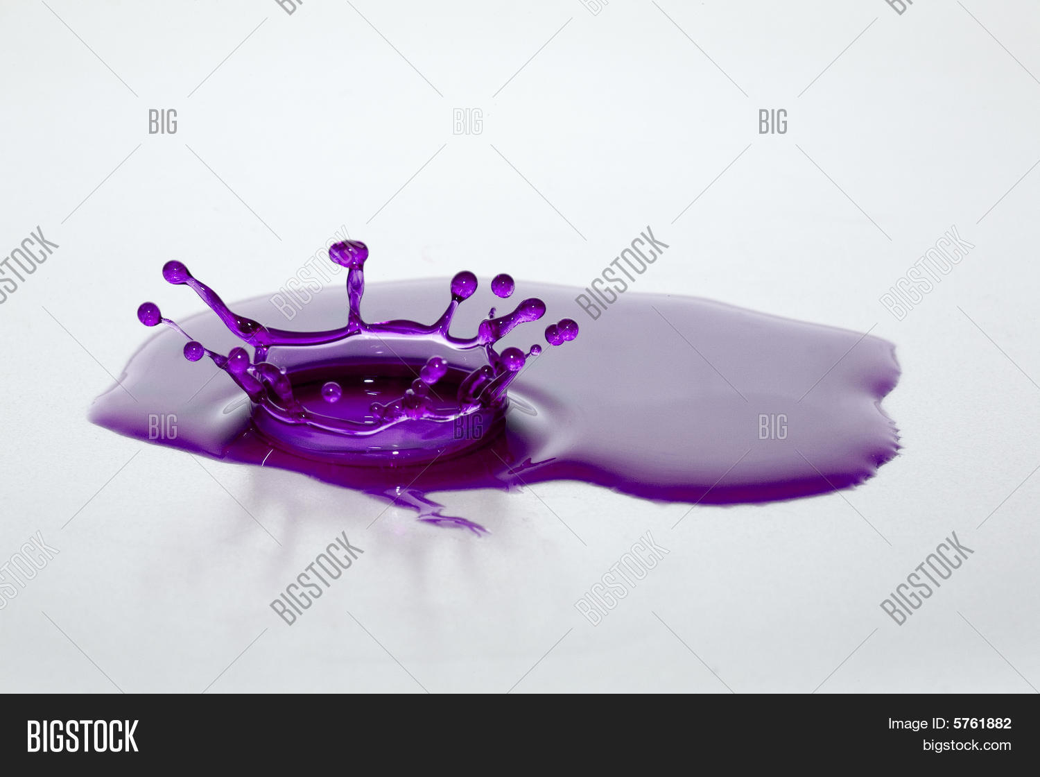 Purple Water Drop Image & Photo (Free Trial) | Bigstock
