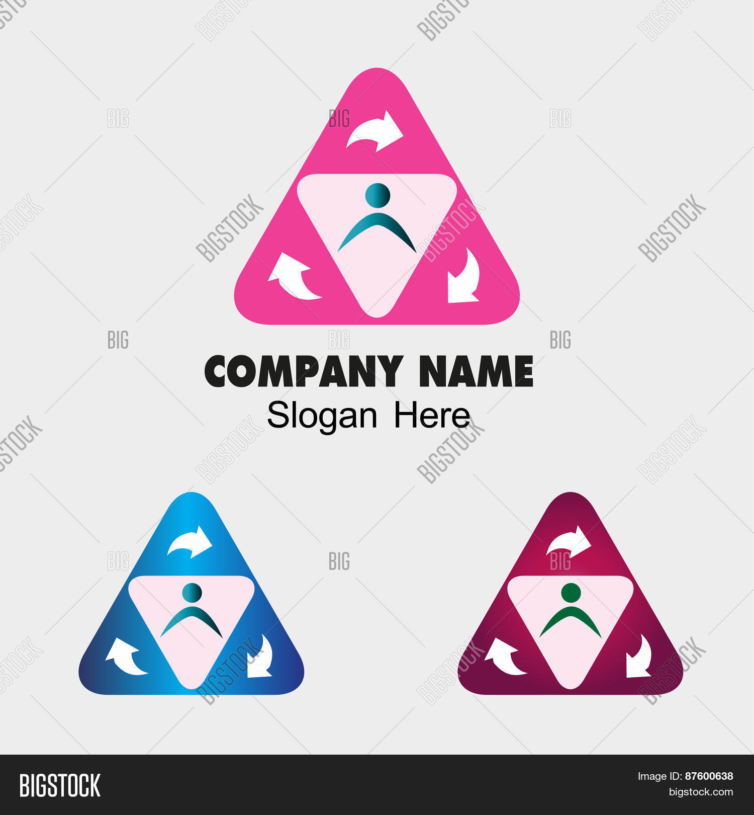 Triangle Symbol Vector & Photo (Free Trial) | Bigstock
