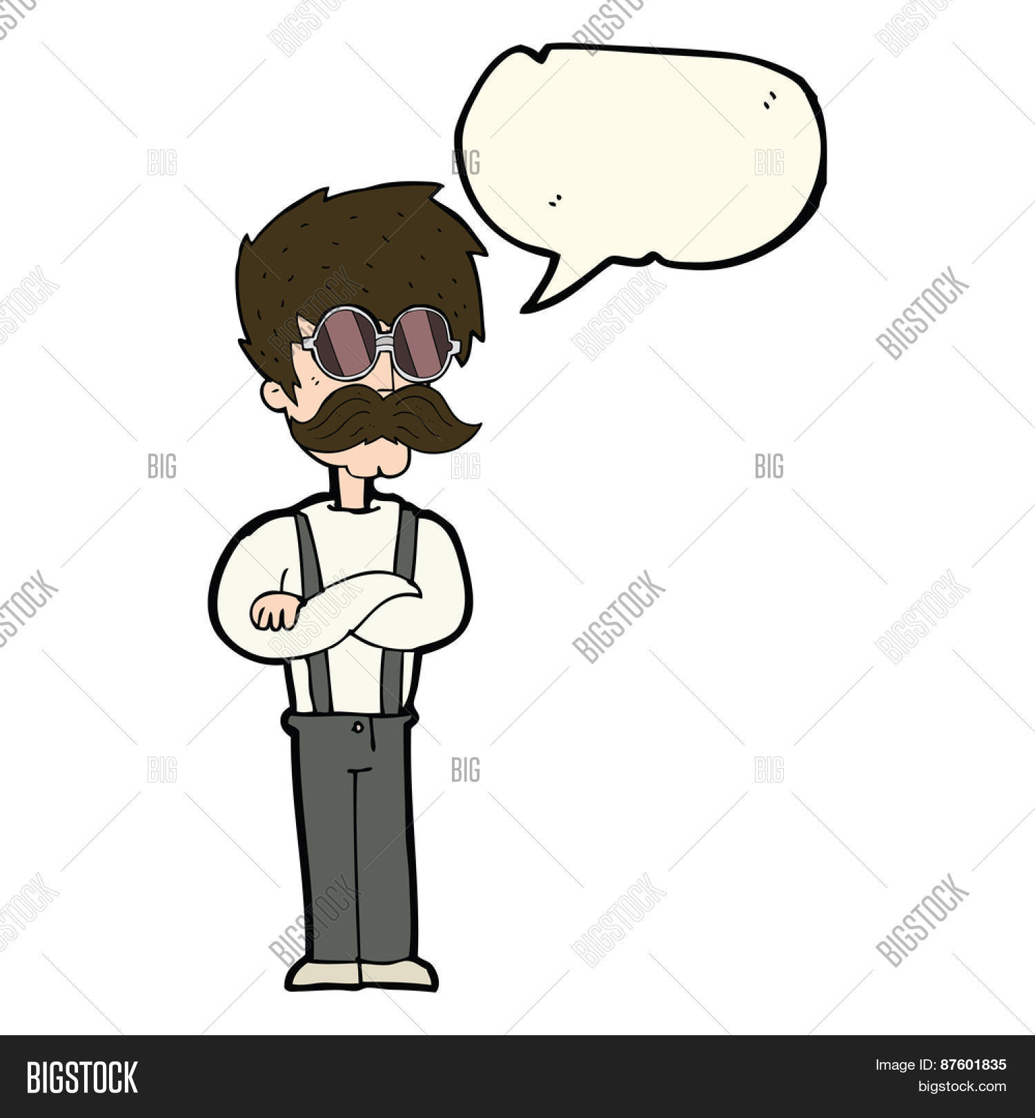Cartoon Man Wearing Vector & Photo (Free Trial) | Bigstock