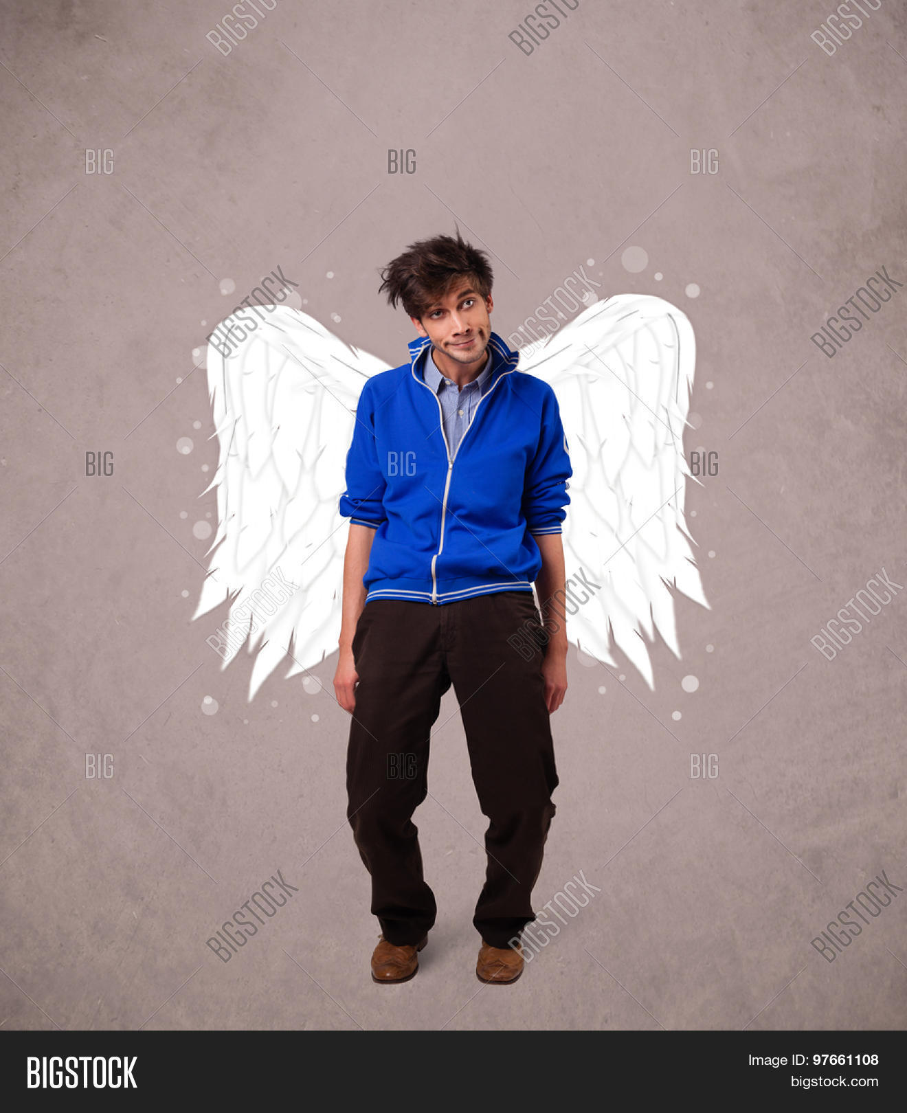 Cute Boy Angel Image & Photo (Free Trial) | Bigstock