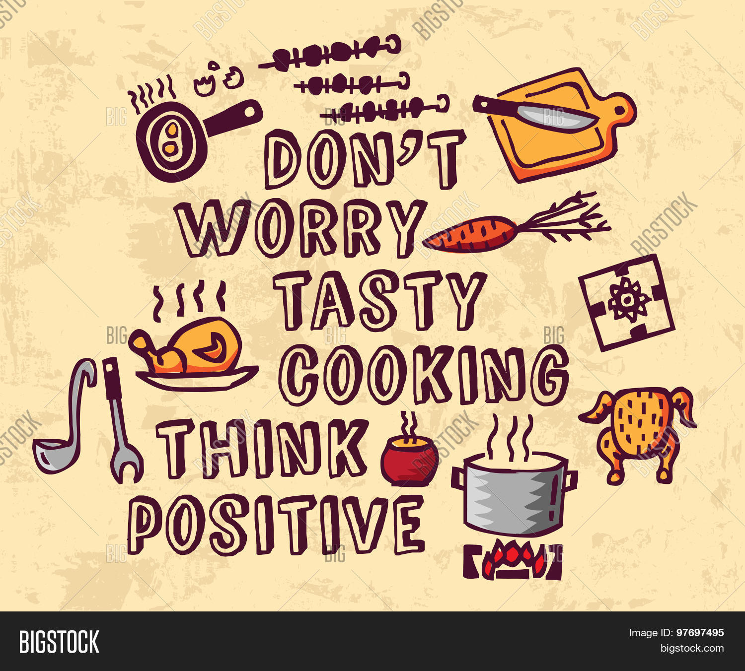 Cooking Poster Vector & Photo (Free Trial) | Bigstock