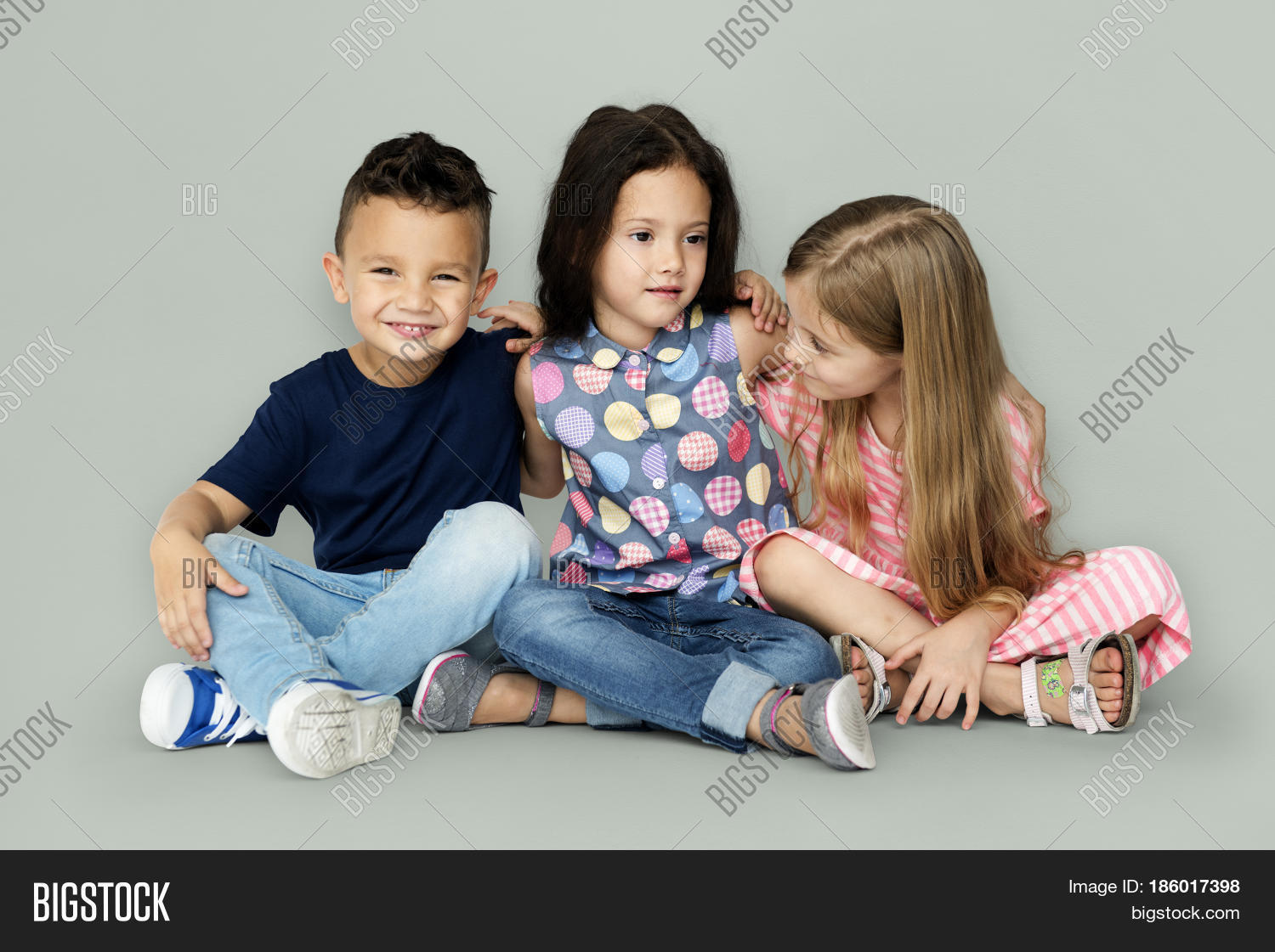 Group Little Children Image & Photo (Free Trial) | Bigstock