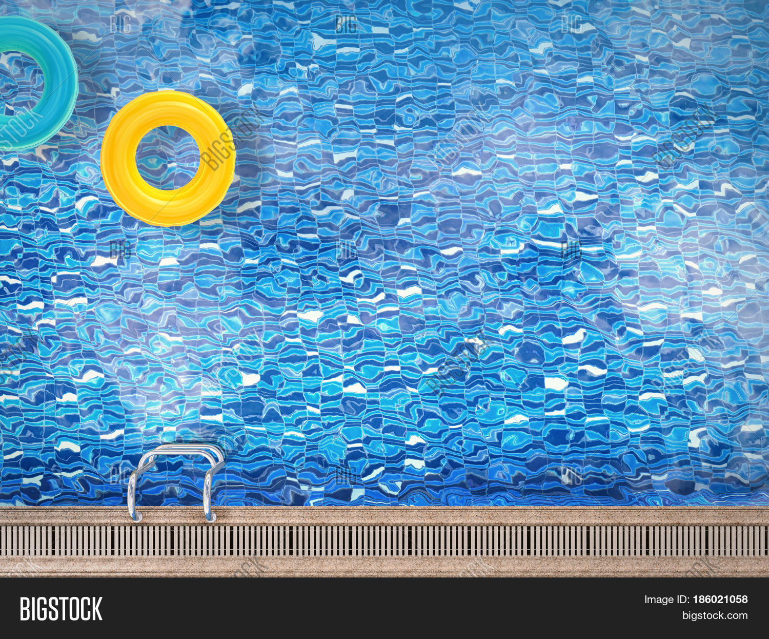 Pool Top View Swim Image & Photo (Free Trial) | Bigstock