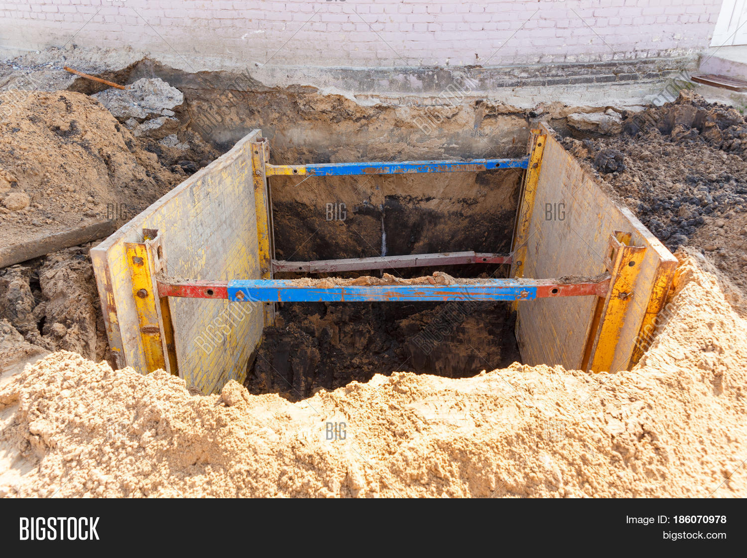 Trench Repair Pipe Image & Photo (Free Trial) | Bigstock