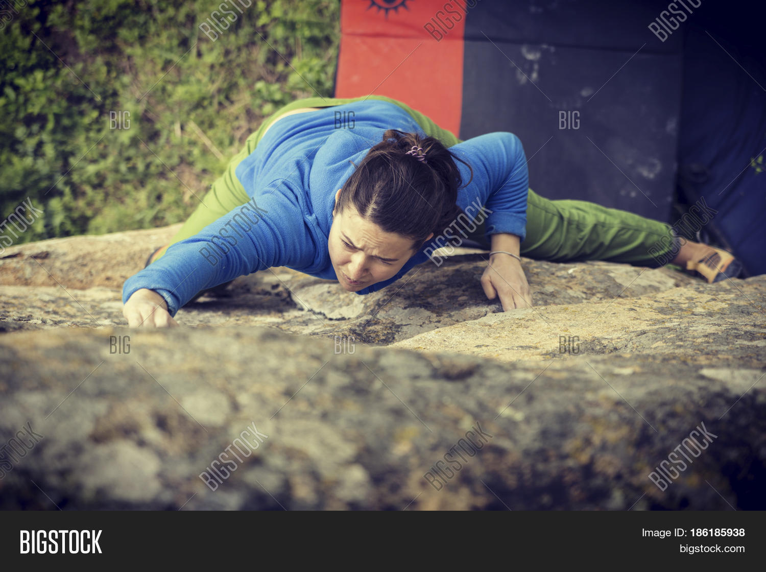 Climber Climb Big Wall Image & Photo (Free Trial) | Bigstock