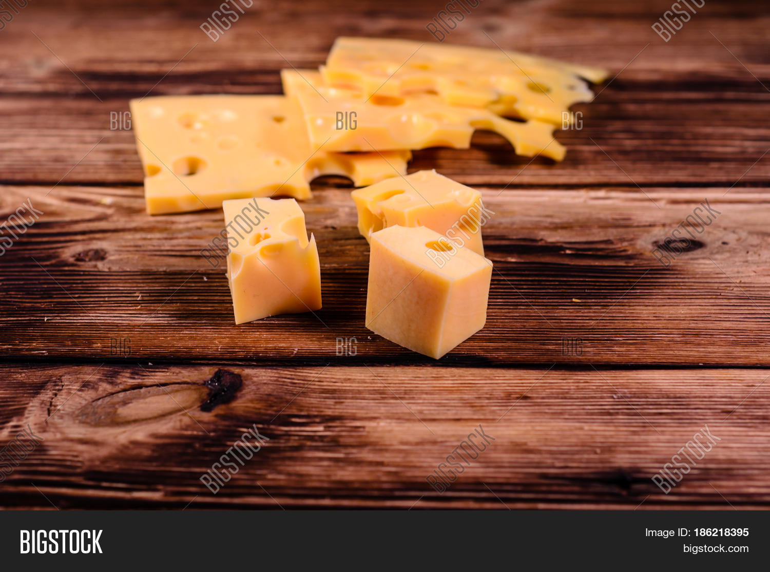 Sliced Cheese On Image & Photo (Free Trial) | Bigstock