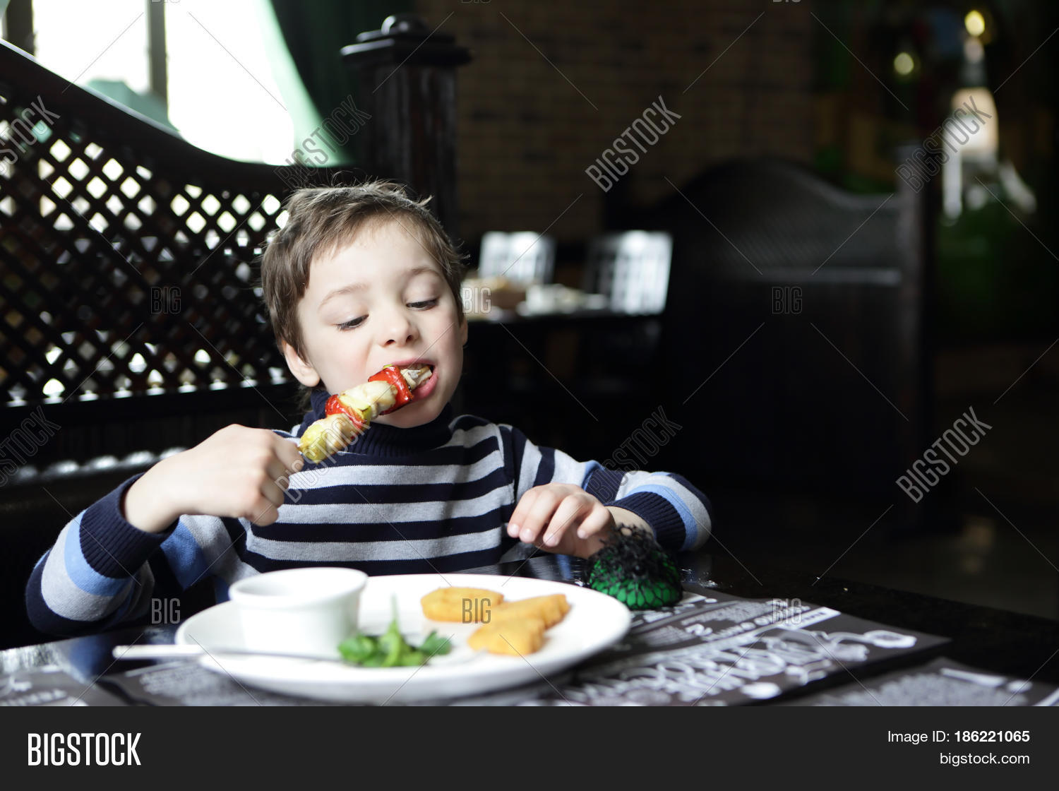 Hungry Child Eating Image & Photo (Free Trial) | Bigstock