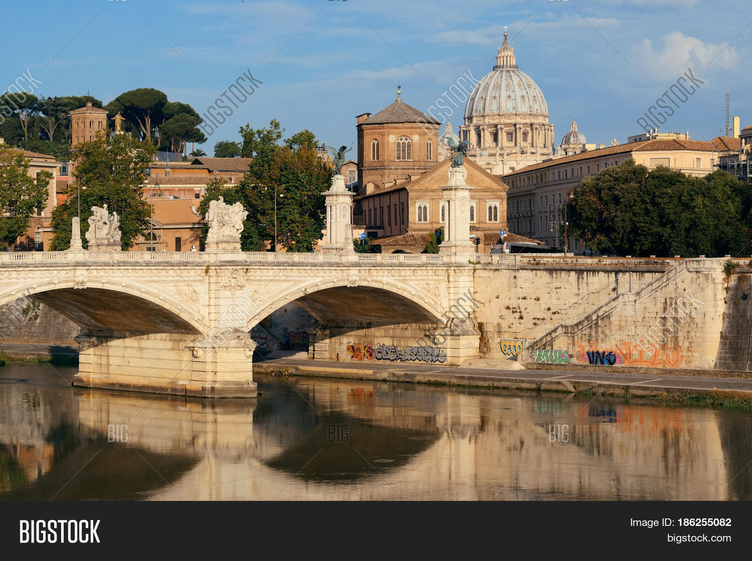 River Tiber St Peters Image & Photo (Free Trial) | Bigstock