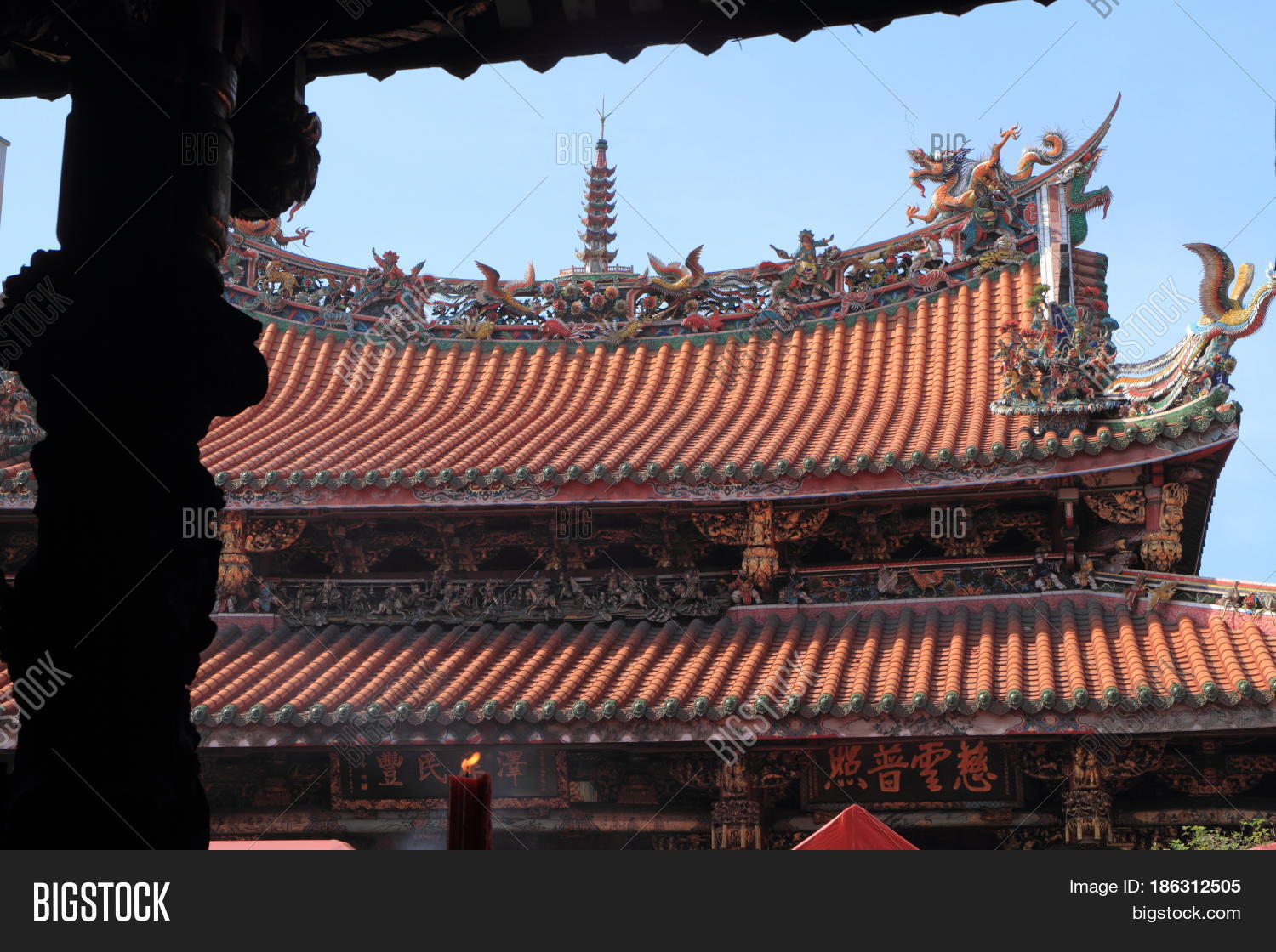 Longshan Temple Taipei Image & Photo (Free Trial) | Bigstock