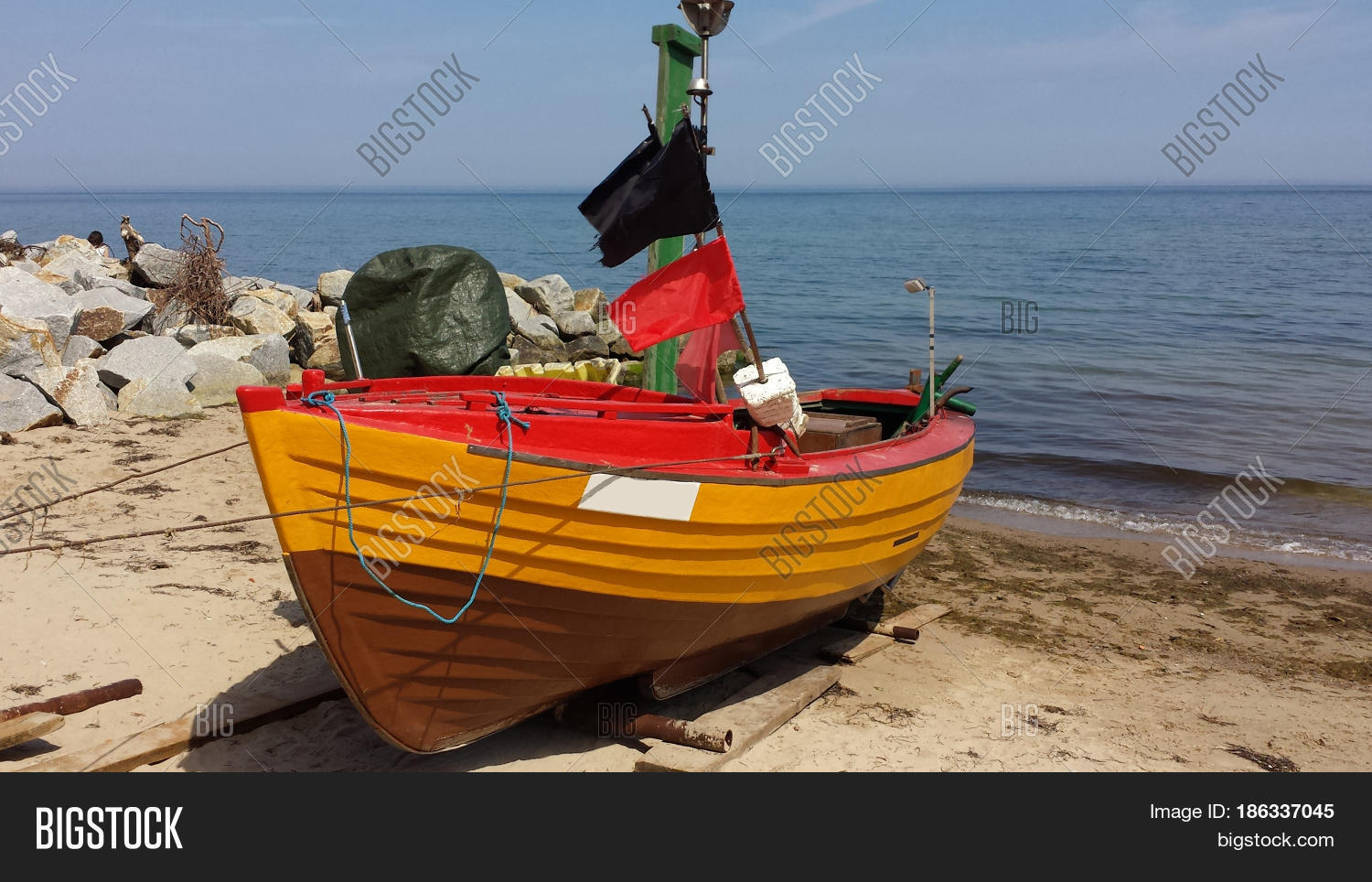 Empty Fishing Boat On Image & Photo (Free Trial) | Bigstock