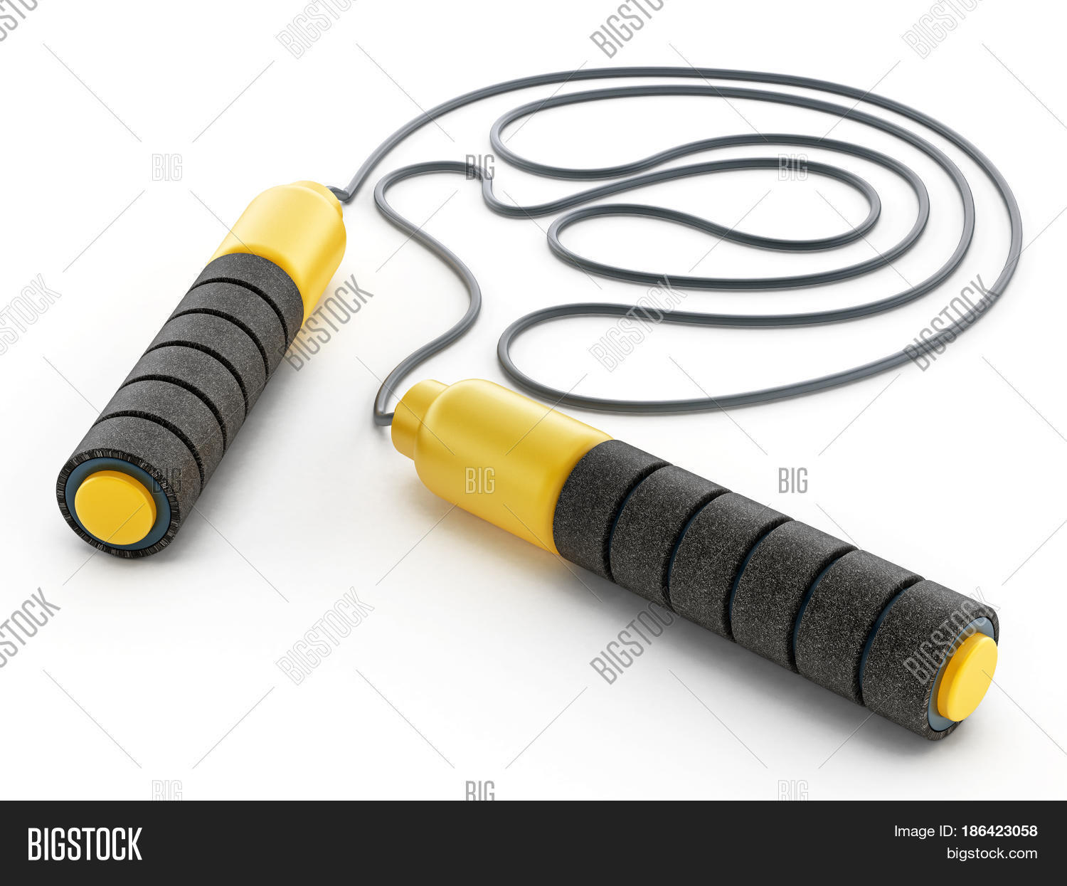 Skipping Rope Isolated Image & Photo (Free Trial) | Bigstock