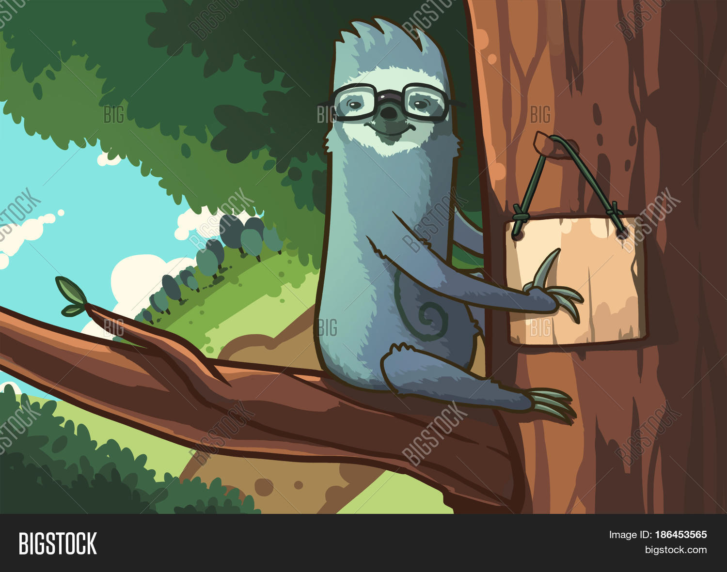 Sloth Teacher Forest. Image & Photo (Free Trial) | Bigstock