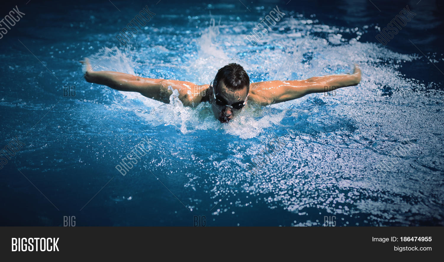 Male Swimmer Swimming Image & Photo (Free Trial) | Bigstock
