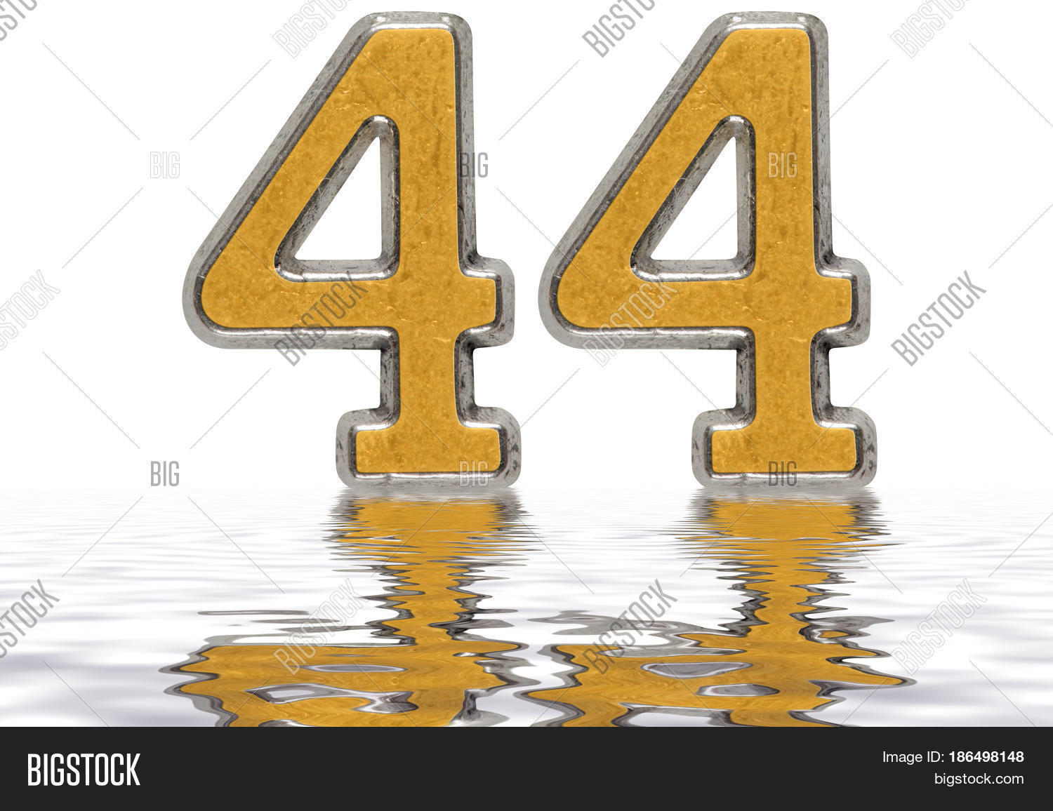 Numeral 44, Forty Four Image & Photo (Free Trial) | Bigstock