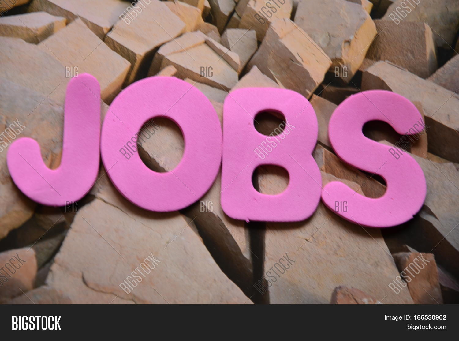 Word Jobs On Abstract Image & Photo (Free Trial) | Bigstock