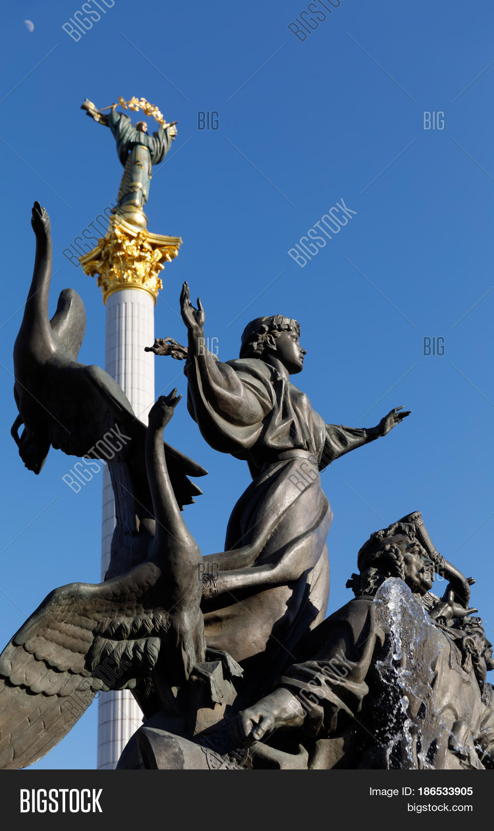 Statue Founders Kiev Image & Photo (Free Trial) | Bigstock