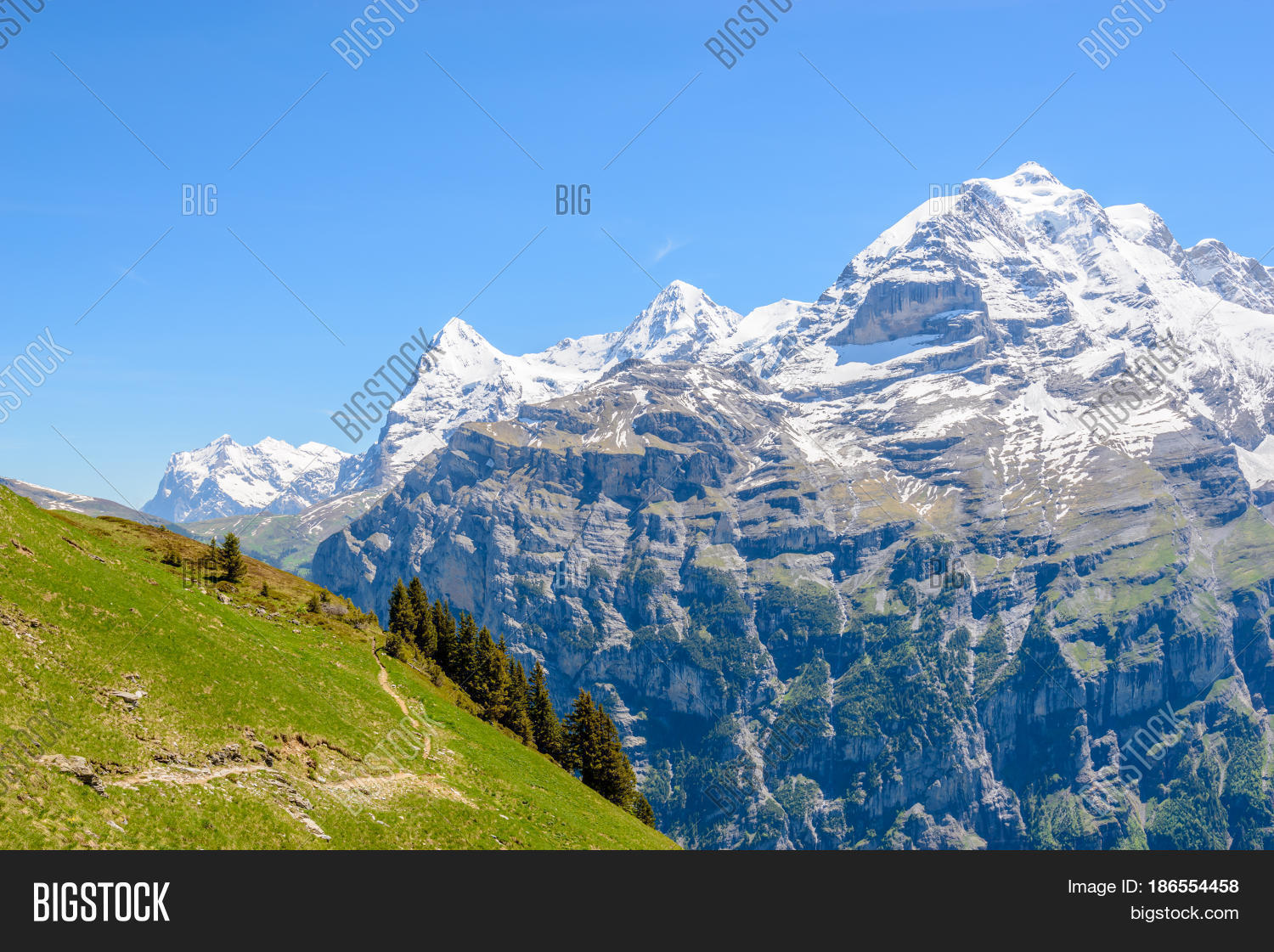 Swiss Alps Murren, Image & Photo (Free Trial) | Bigstock
