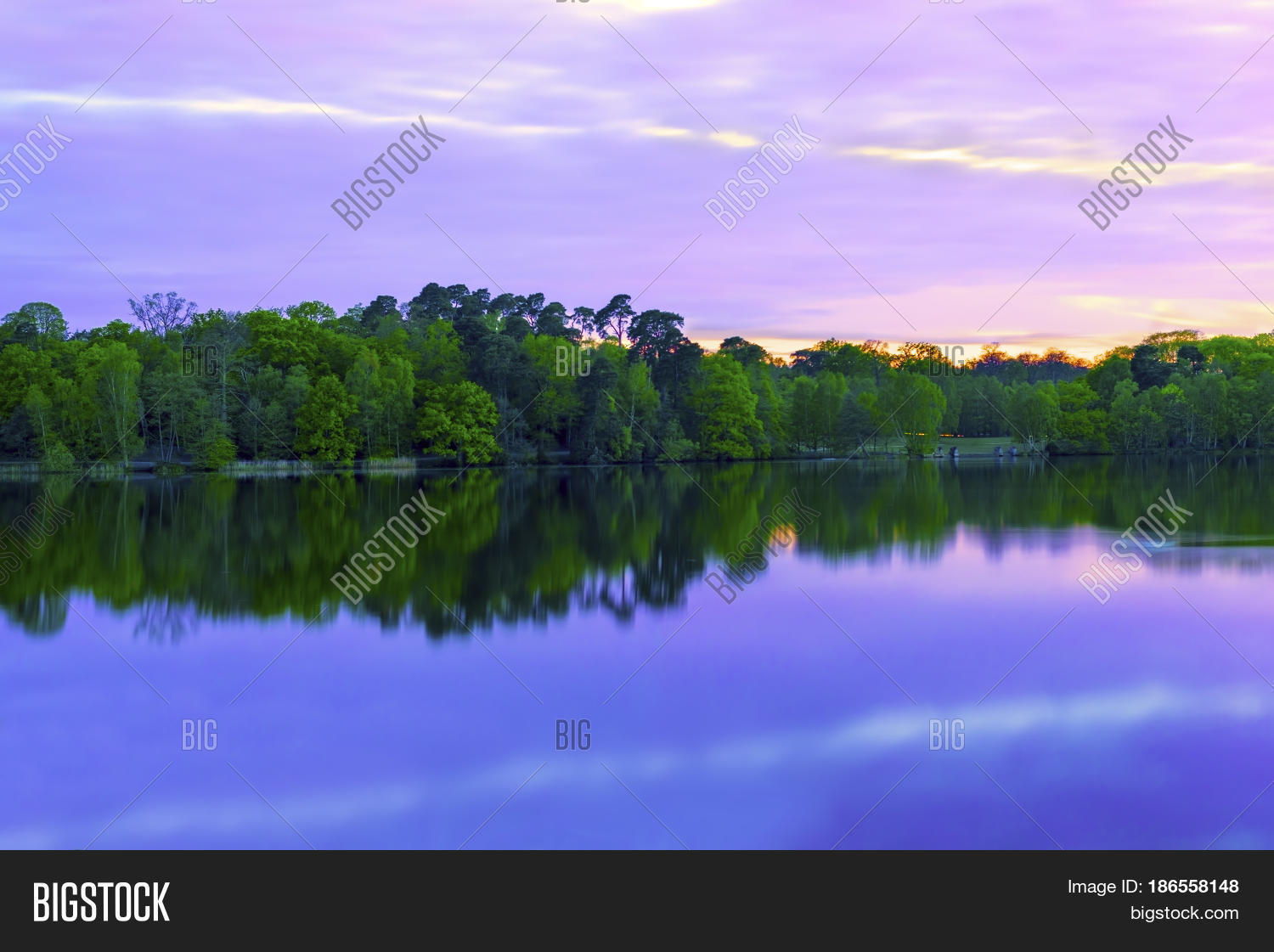 Calm Peaceful Lake Image & Photo (Free Trial) | Bigstock