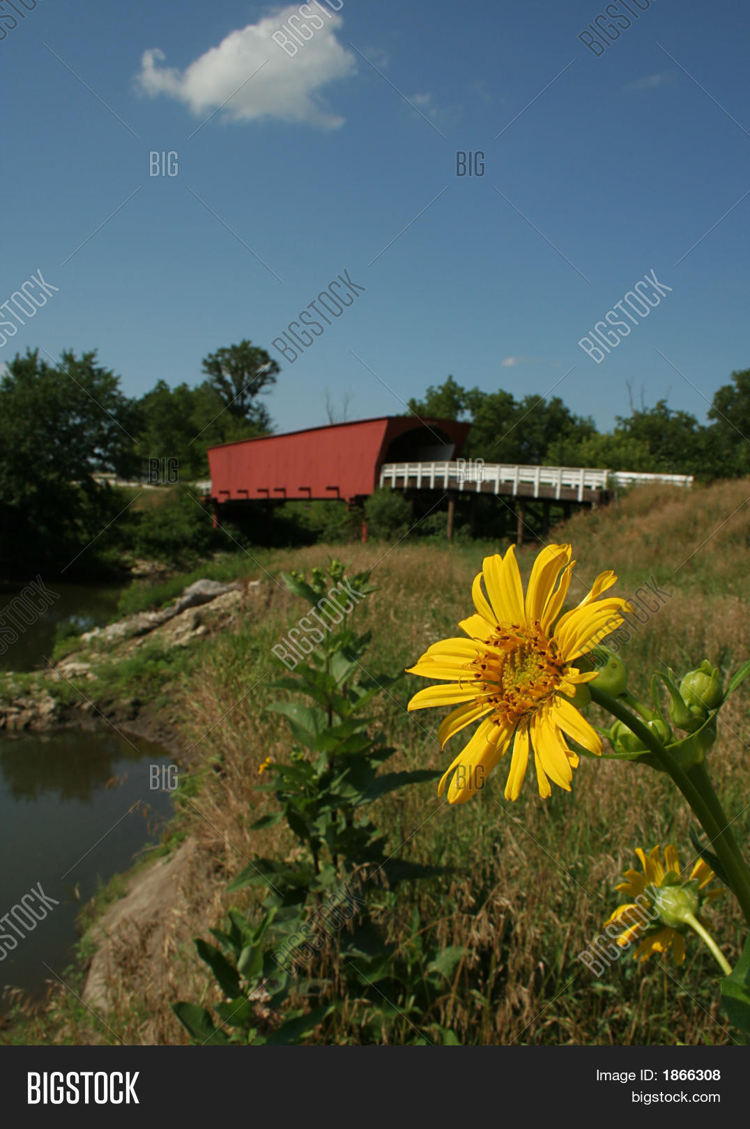 Roseman Covered Bridge Image & Photo (Free Trial) | Bigstock