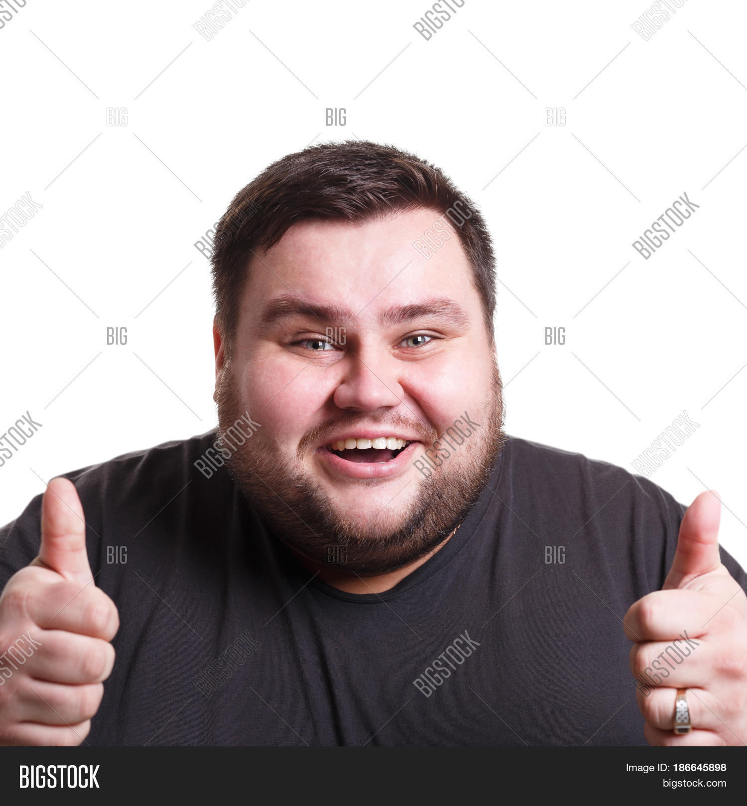 Good Work. Happy Fat Image & Photo (Free Trial) | Bigstock