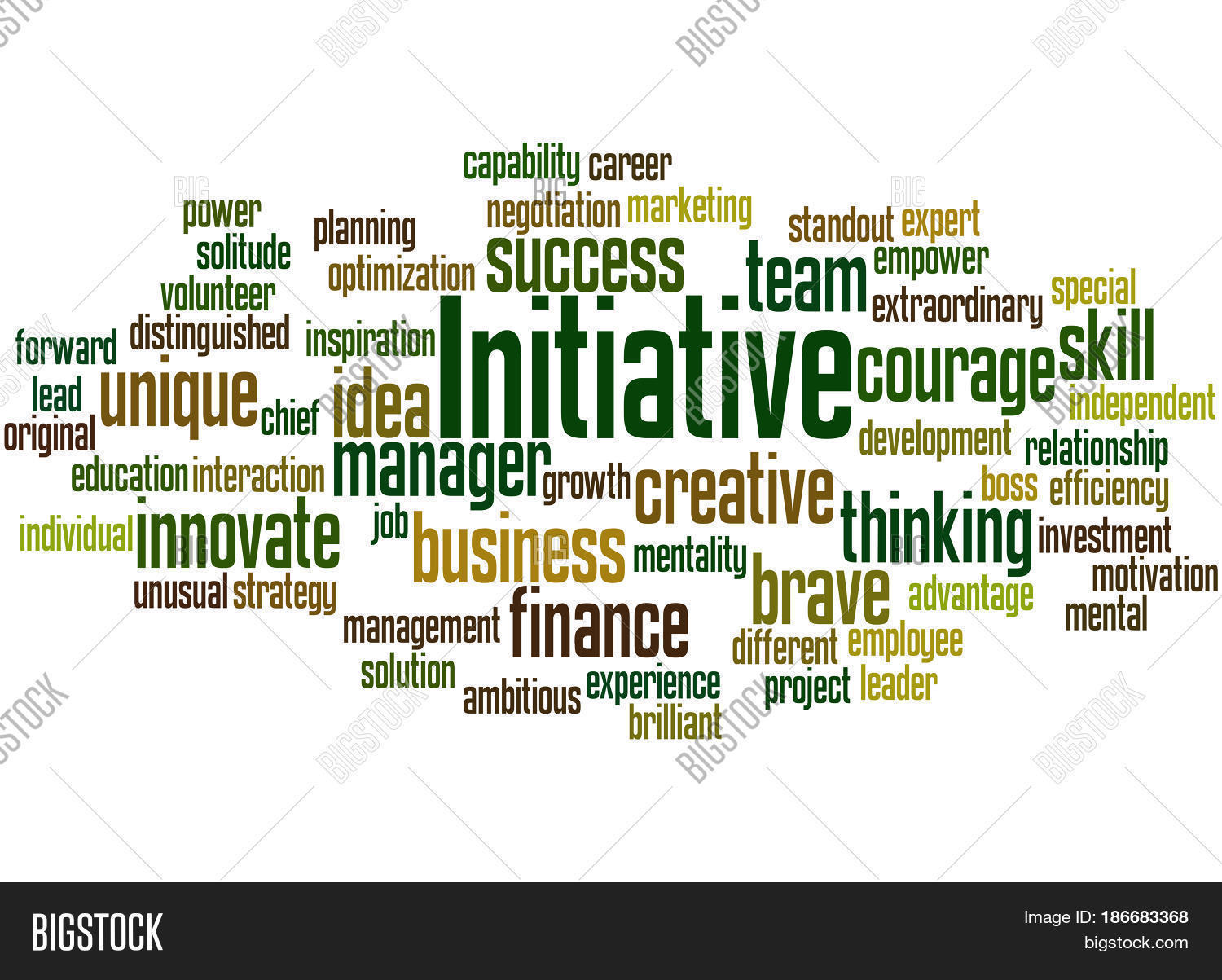 Initiative, Word Cloud Image & Photo (Free Trial) | Bigstock