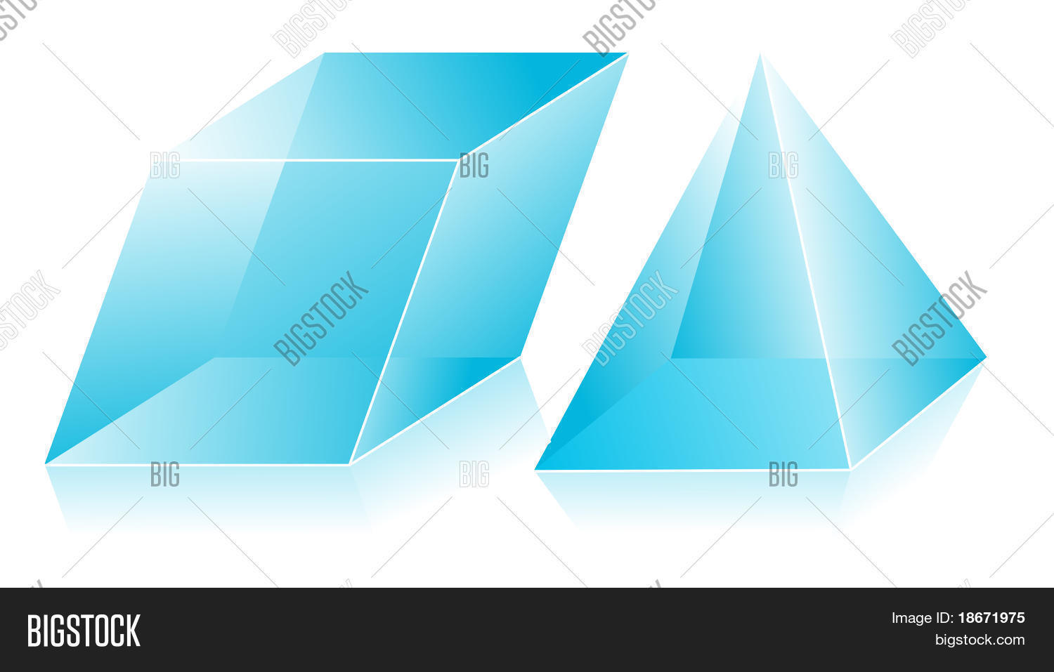 Blank Translucent 3d Vector & Photo (Free Trial) | Bigstock