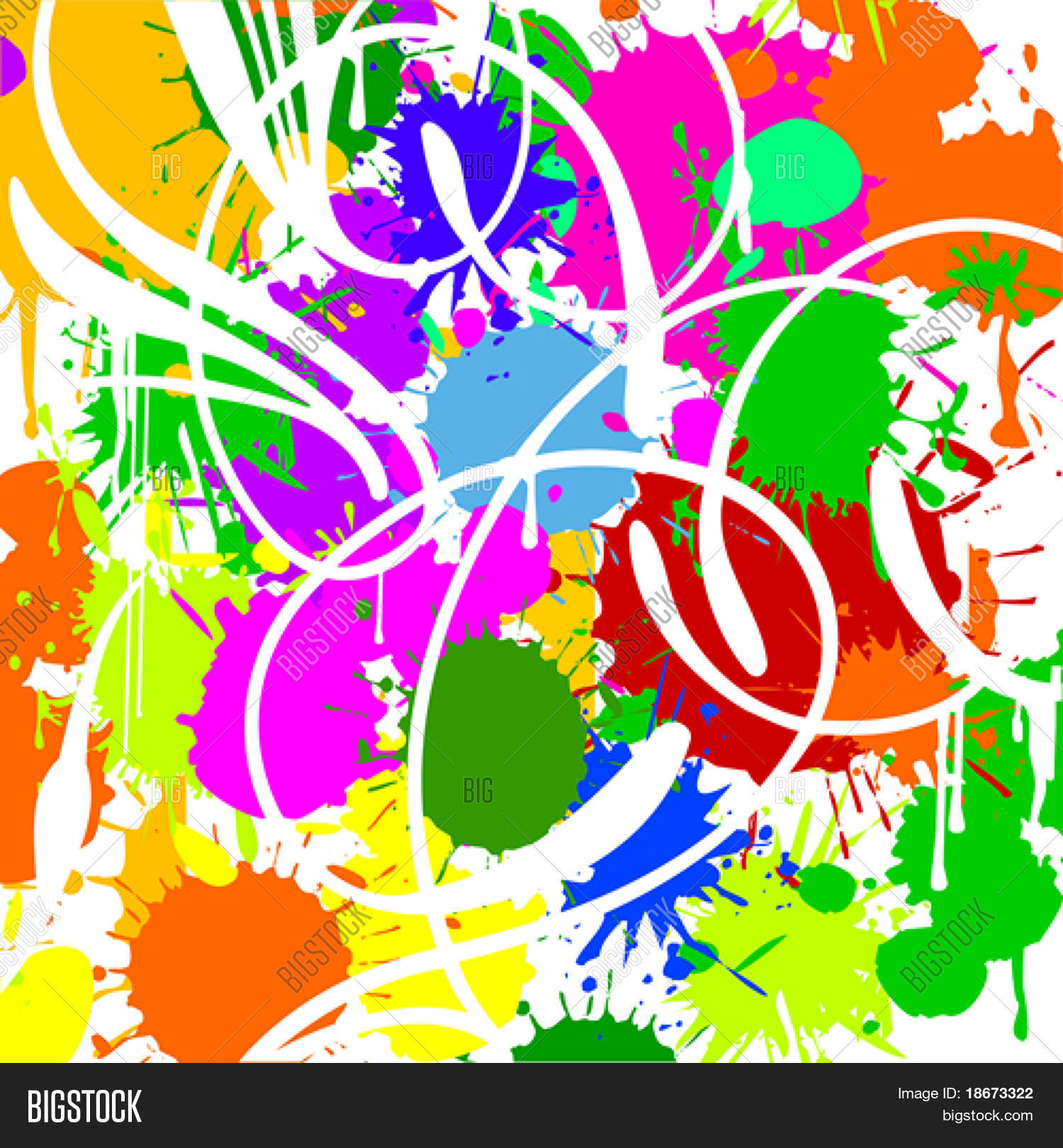 Color Spots. White Vector & Photo (Free Trial) | Bigstock