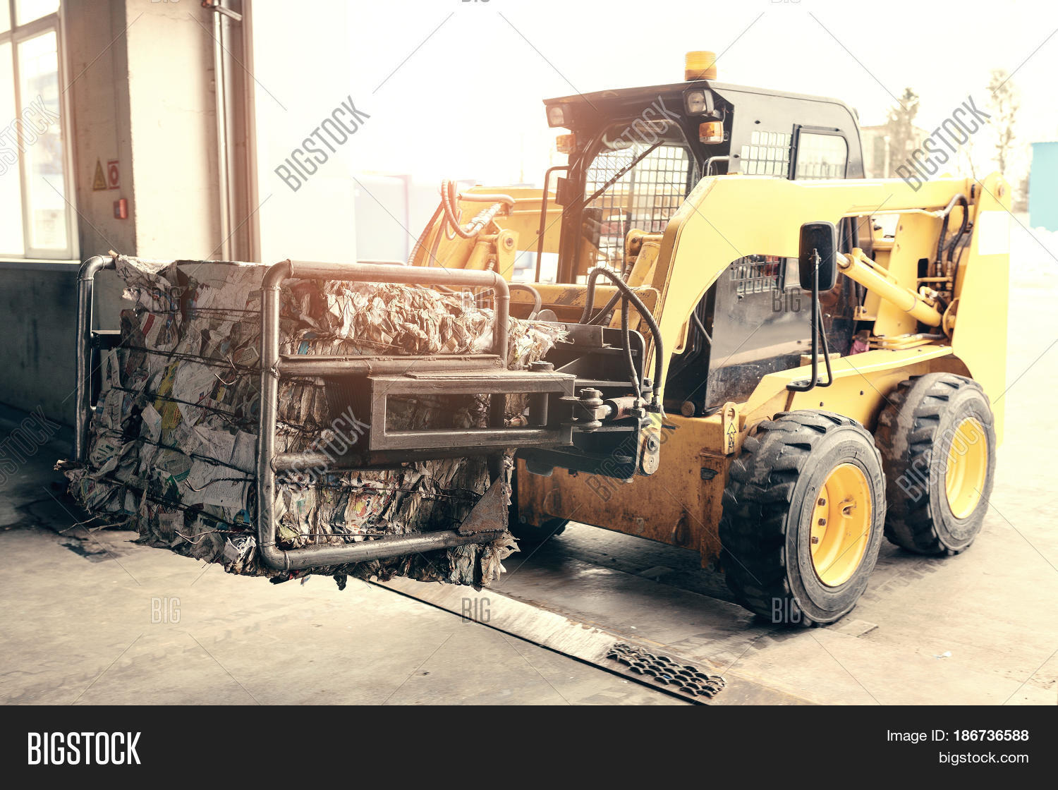 Forklift Truck. Waste Image & Photo (Free Trial) | Bigstock