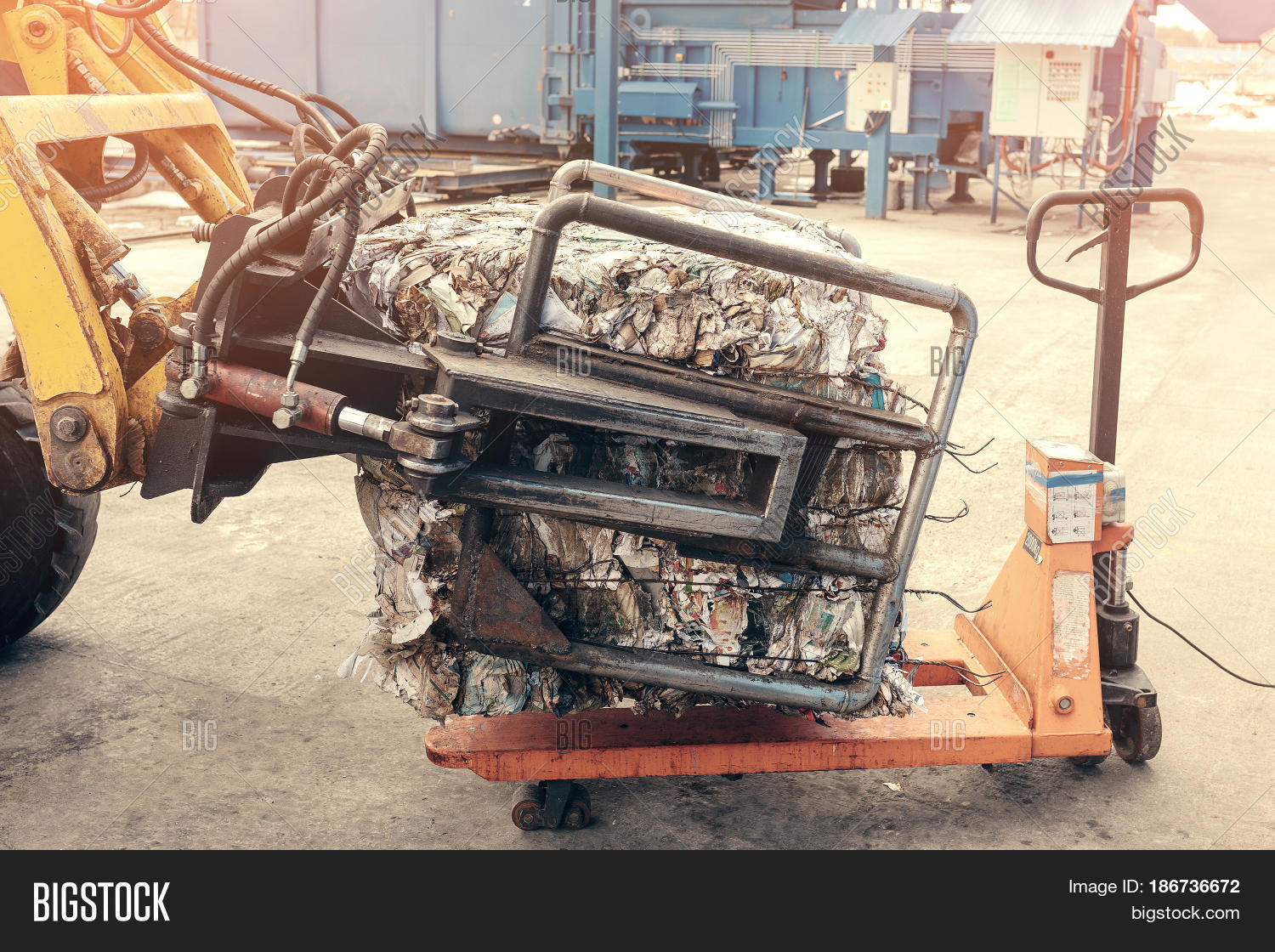 Forklift Truck. Waste Image & Photo (Free Trial) | Bigstock